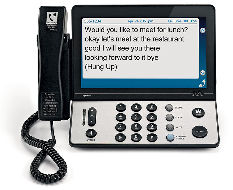 CapTel 2400i Captioned Telephone - Can’t Hear on the Phone ...