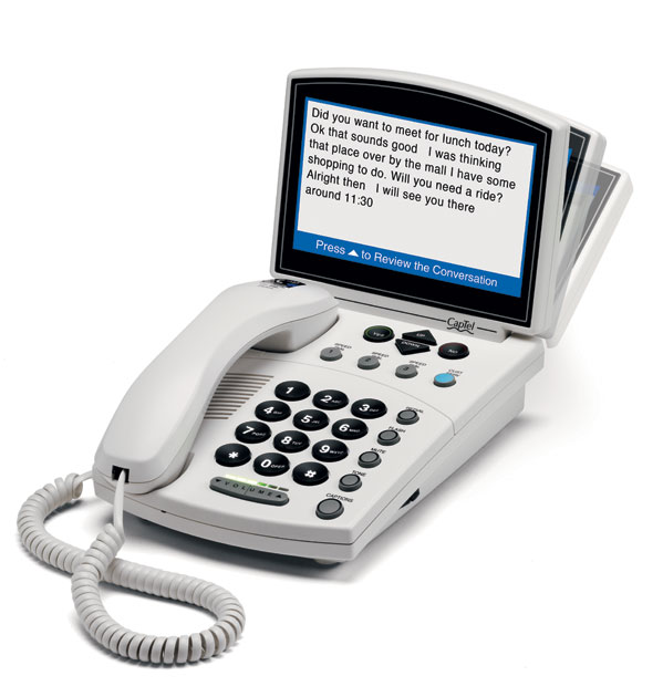 CapTel 840i Captioned Telephone - Can’t Hear on the Phone? - Weitbrecht ...